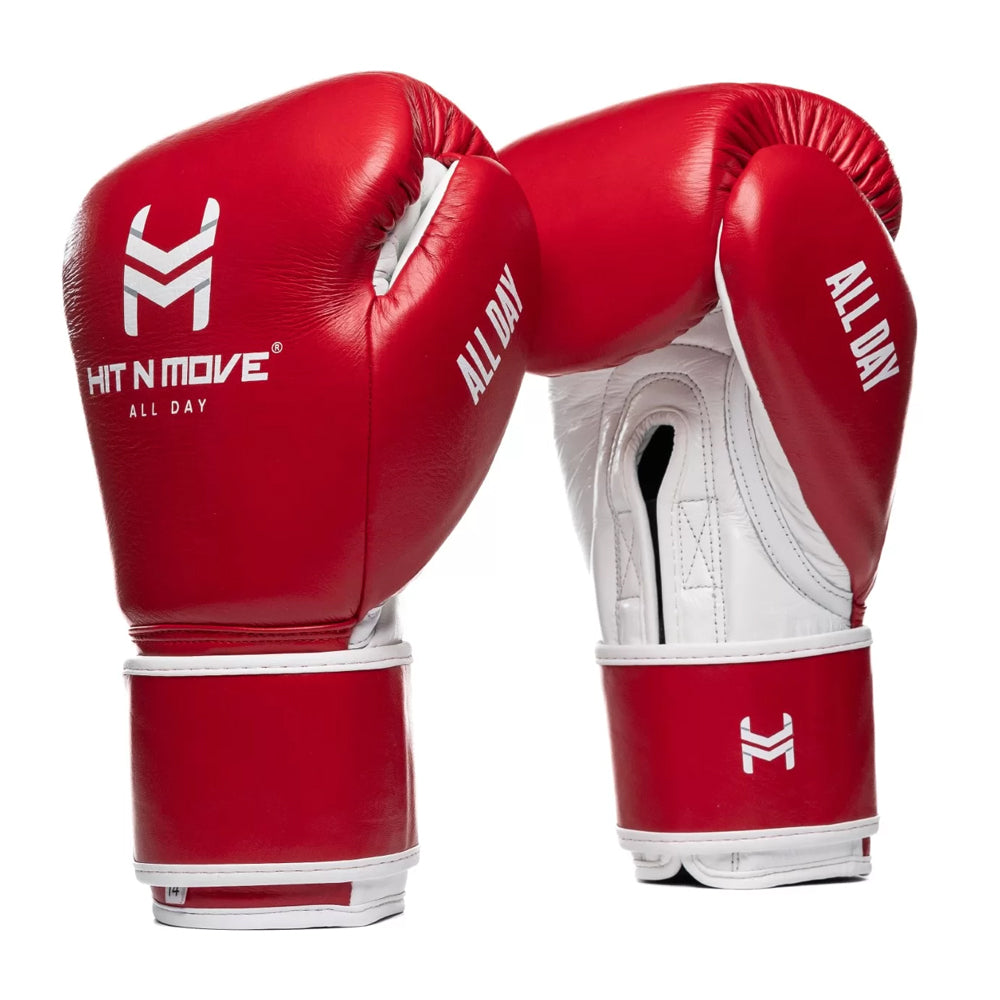 Hit n Move All Day Pro Agility Hook & Loop Boxing Gloves – Seconds Out ...